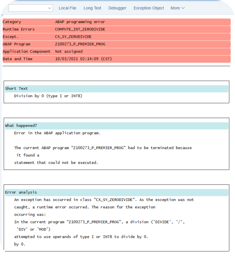 SAP : ABAP debugger guide - SAP Training and Coaching