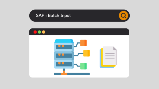 SAP : Batch input