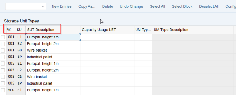 SAP WM storage bin type search - SAP Training and Coaching