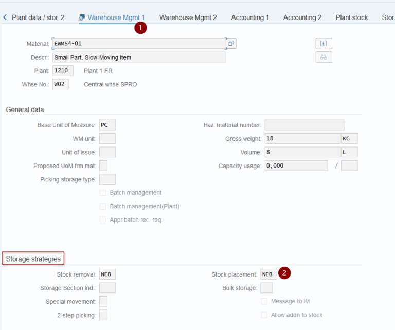 SAP WM storage type search - SAP Training and Coaching