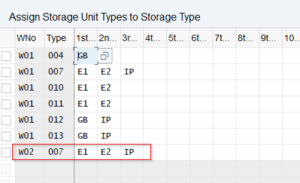 SAP WM storage bin type search