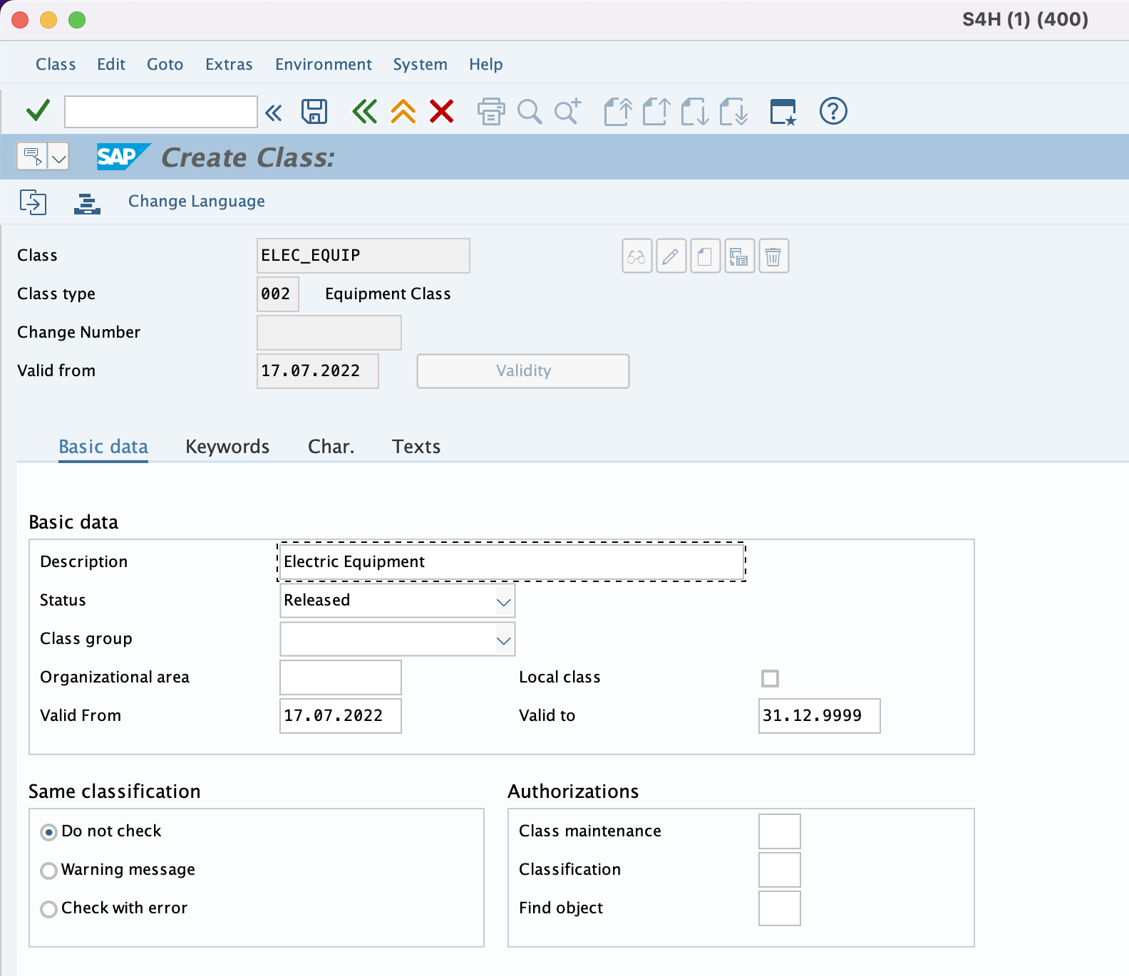 Sap Classification System Sap Training And Coaching 2576